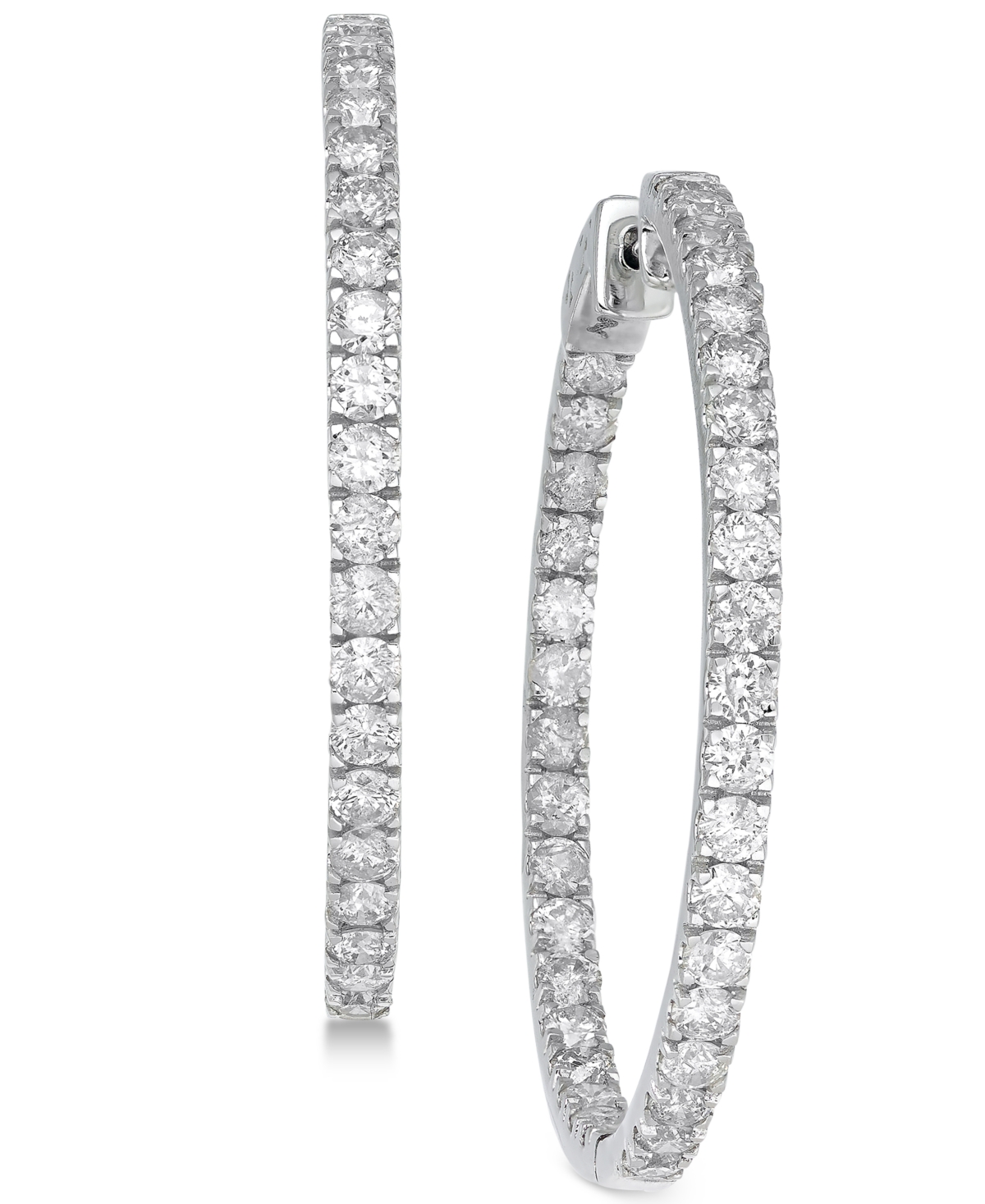 Click here for Diamond In and Out Earrings (5 ct. t.w.) in 14k Wh... prices