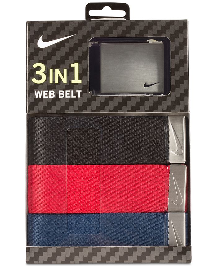 Nike Men's 3-in-1 Web Belt Pack - Macy's