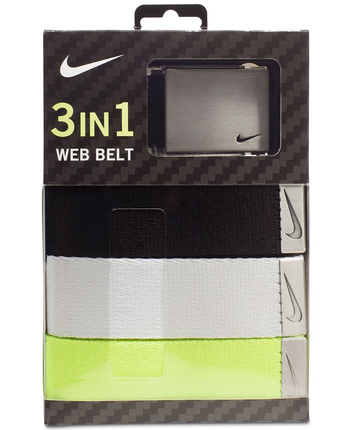 Nike Men's 3-in-1 Web Belt Pack - Macy's