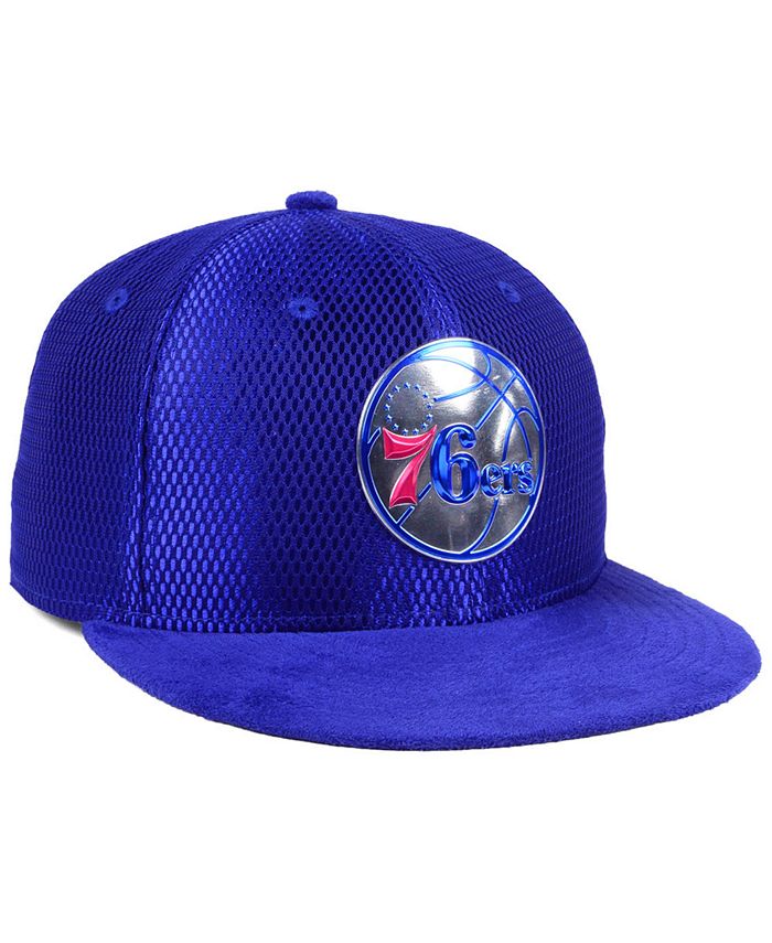 New Era Philadelphia 76ers On-Court Collection Draft 59FIFTY Fitted Cap ...
