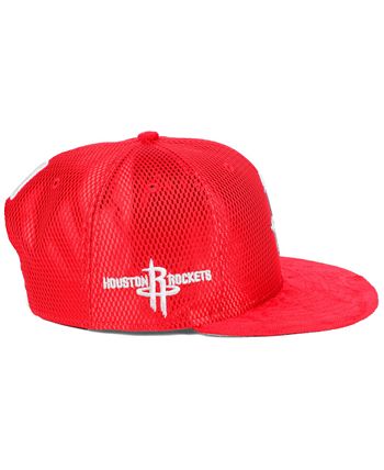 New Era Houston Rockets On-Court Collection Draft 9FIFTY Snapback Cap ...