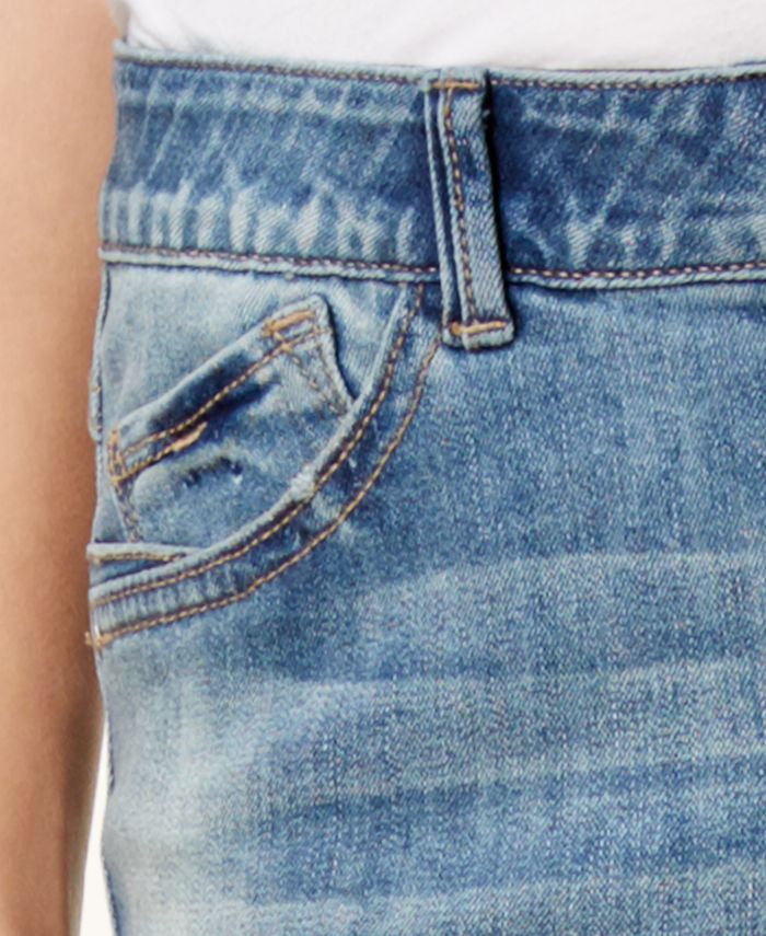 REWIND Juniors' Step-Hem Skinny Jeans - Macy's