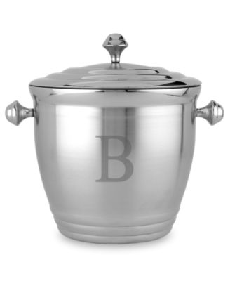 Lenox Tuscany Monogram Ice Bucket, Block Letters - Macy's
