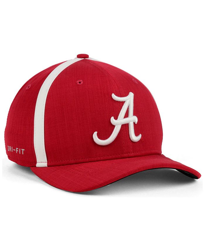 Nike Alabama Crimson Tide Aerobill Classic Sideline Swoosh Flex Cap ...