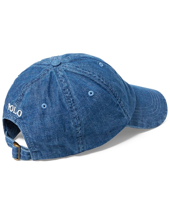 Polo Ralph Lauren Men's Denim Sports Cap - Macy's