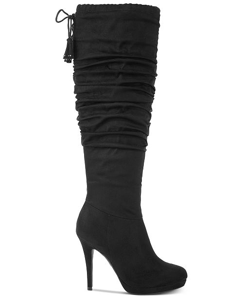 Thalia Sodi Brisa Wide-Width Wide-Calf Dress Boots, Created for Macy's ...