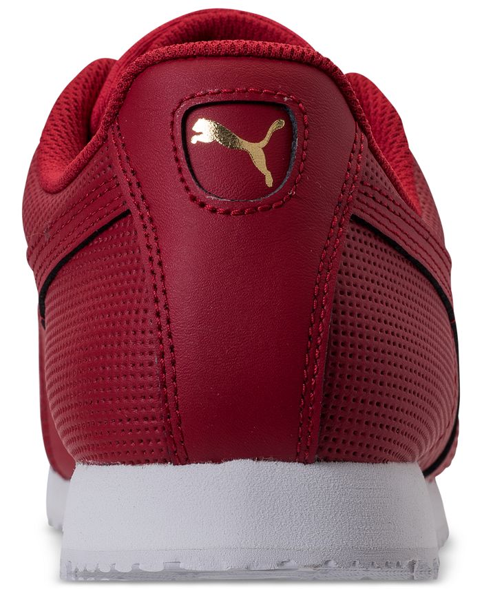 Puma Men's Roma Classic Perf Casual Sneakers from Finish Line - Macy's