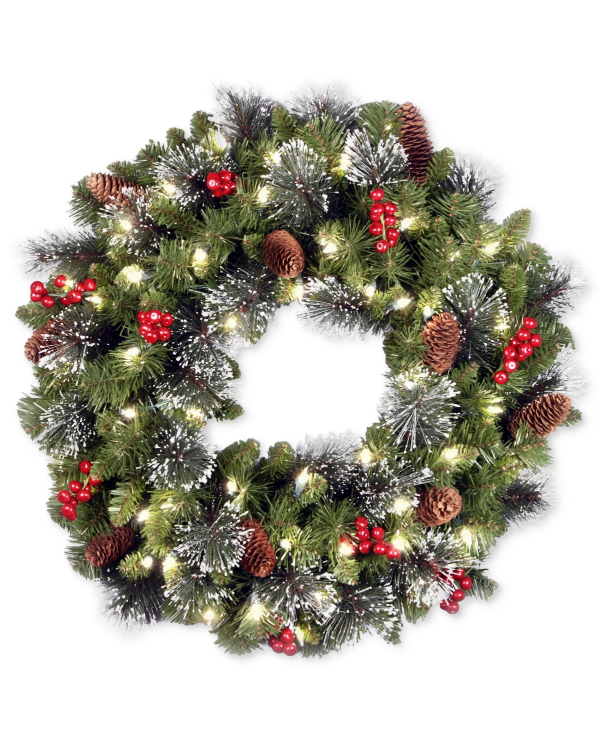 Click here for National Tree Company 24 Crestwood Spruce Wreath W... prices