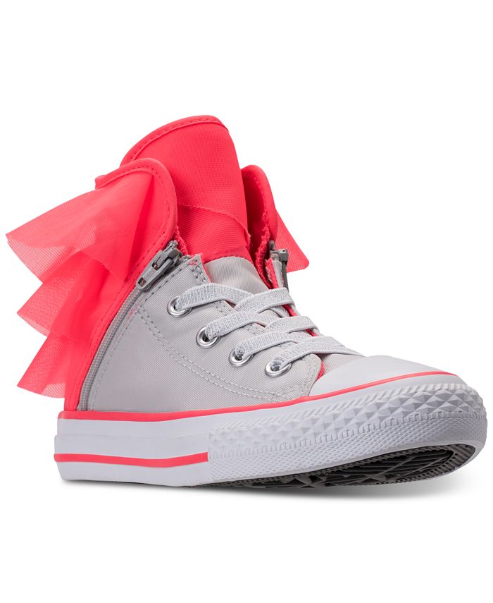Converse Little Girls' All Star Block Party High Top Casual Sneakers ...