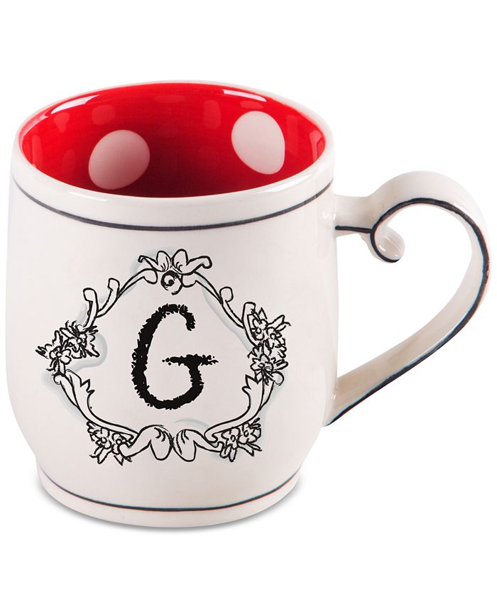 Home Essentials Katie and Mandy Monogram "G" Mug - Macy's