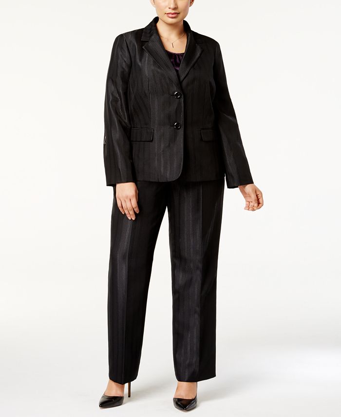Le Suit Plus Size Single Button Pantsuit Macys