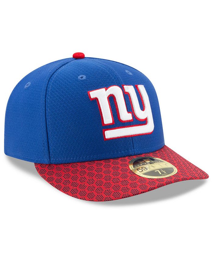 New Era New York Giants Sideline Low Profile 59FIFTY Fitted Cap - Macy's