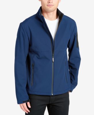 DKNY Men's Mixed-Media Performance Jacket - Macy's
