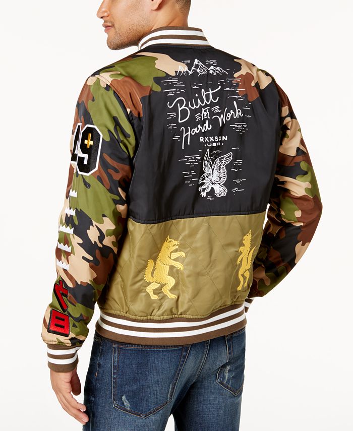 Reason Men's Born II Bomber Jacket - Macy's
