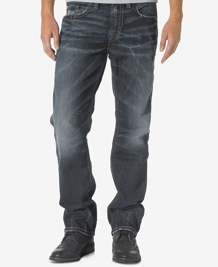 Silver Jeans Co. Siver Jeans Co. Men's Grayson Easy Fit Straight Jeans ...