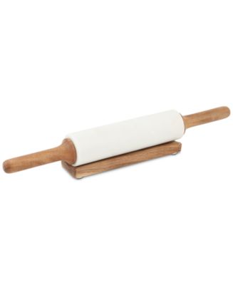 Thirstystone White Marble Rolling Pin & Stand - Macy's