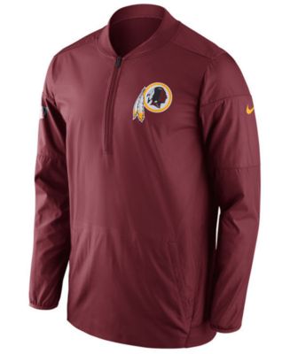 Nike Men's Washington Redskins Lockdown Quarter-Zip Jacket - Macy's