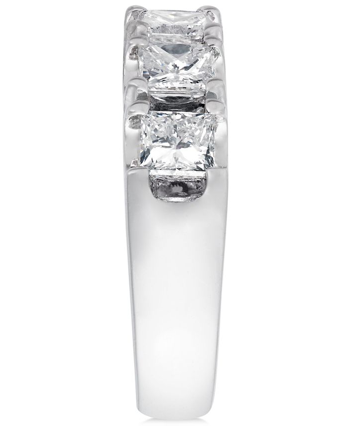 Macy's Diamond Princess Band (1-1/2 ct. t.w.) in 14k White Gold - Macy's