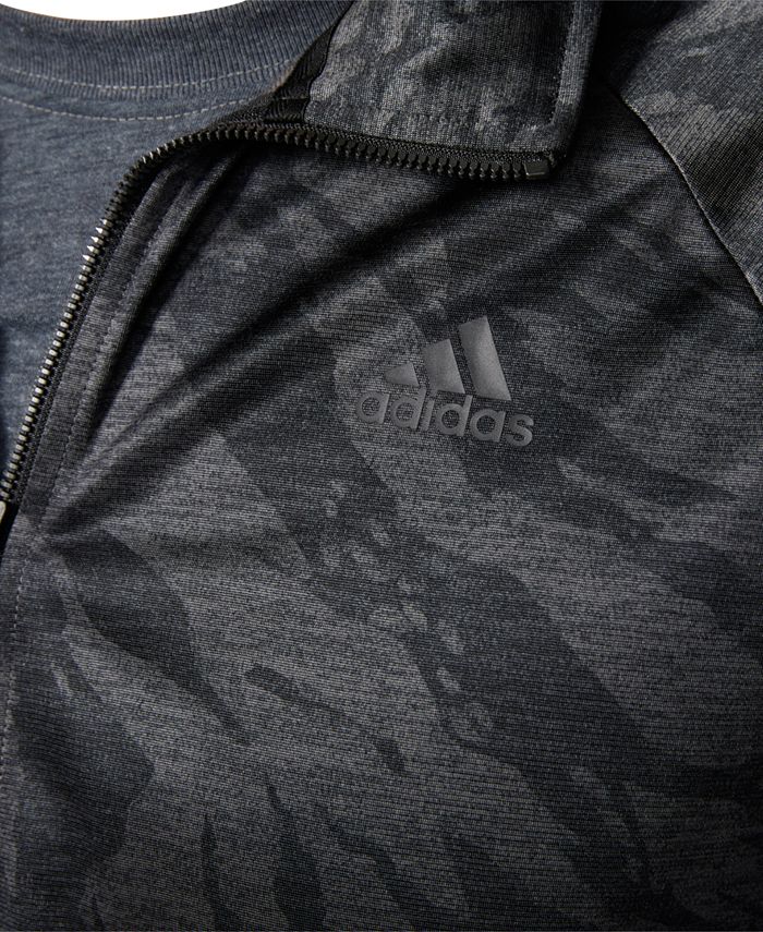 adidas Men's Printed Essentials Jacket - Macy's