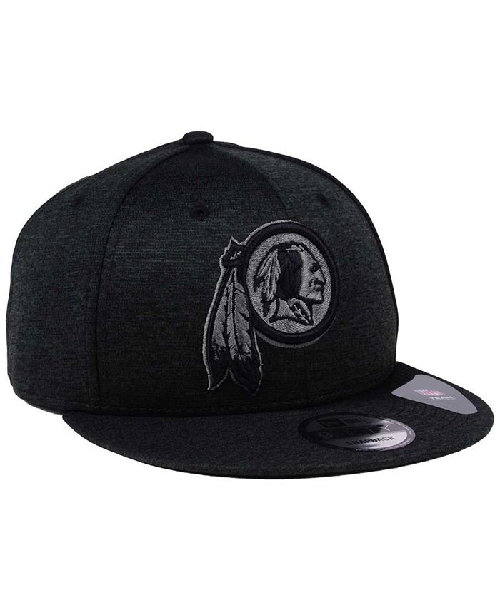 New Era Washington Redskins Shadow Black Graph 9FIFTY Snapback Cap - Macy's