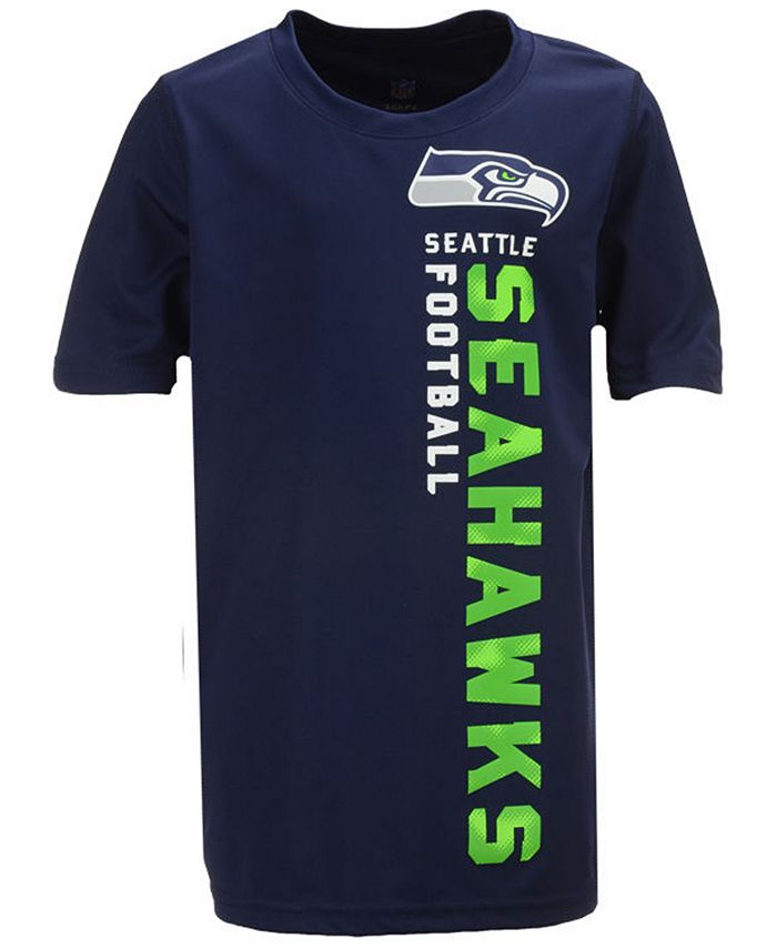 Outerstuff Seattle Seahawks Vertical Gravity Field T-Shirt, Big Boys (8 ...