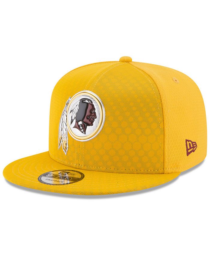 New Era Washington Redskins On Field Color Rush 9FIFTY Snapback Cap ...