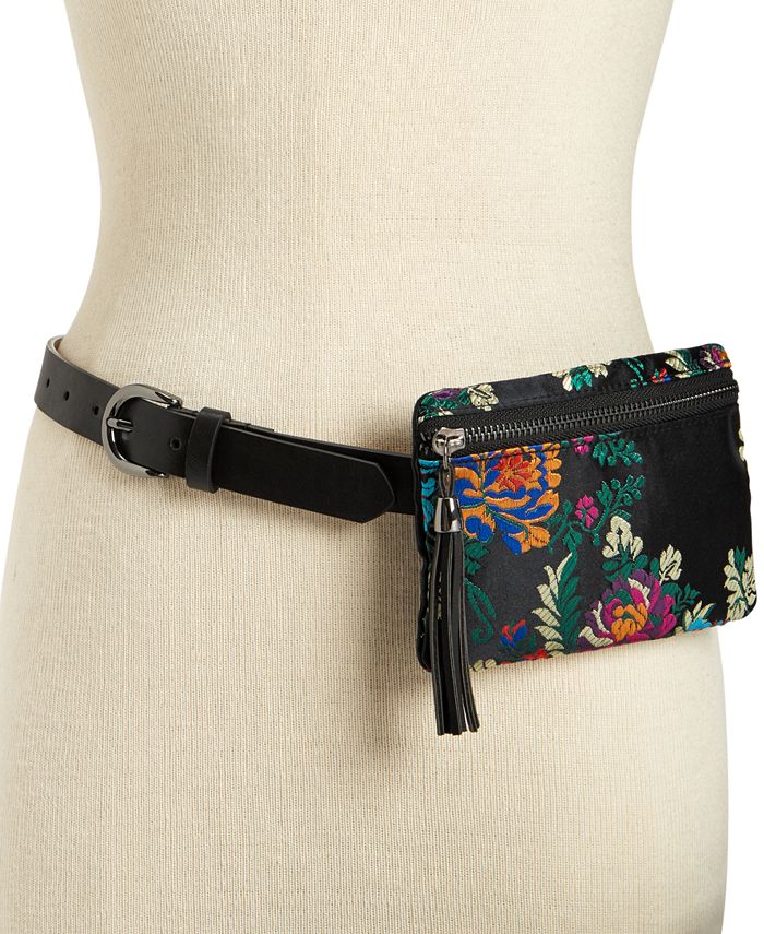 INC International Concepts I.N.C. Multicolor Floral Belt Bag, Created for Macy's - Macy's