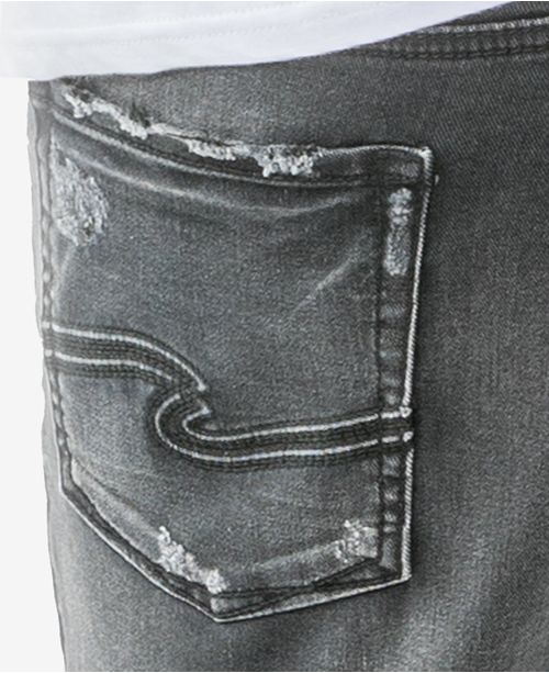 Silver Jeans Co. Men's Taavi Slim Fit Stretch Ripped Jeans - Jeans ...