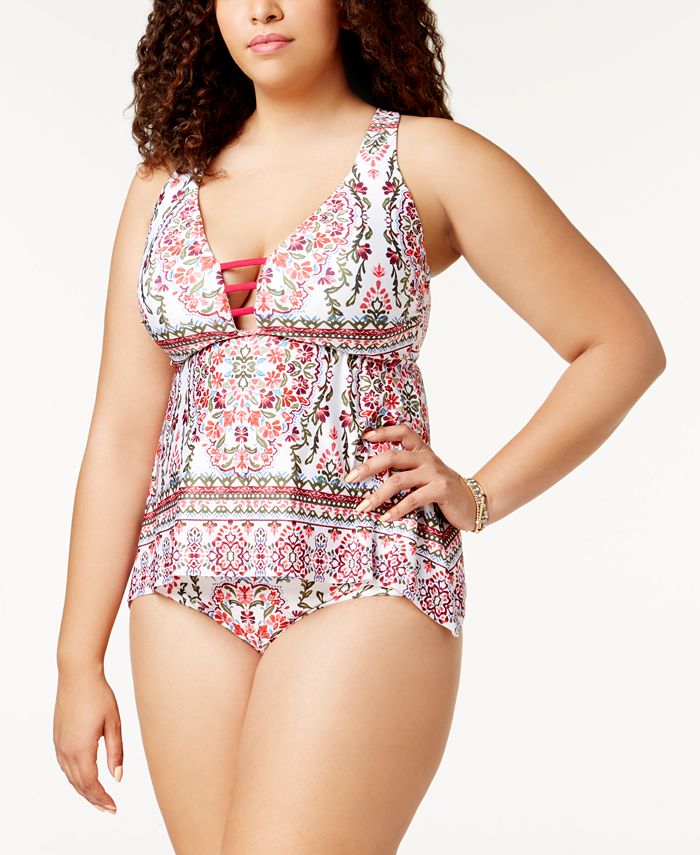 Becca Etc Plus Size Granada Bikini Bottoms And Reviews Swimsuits And Cover Ups Plus Sizes Macys