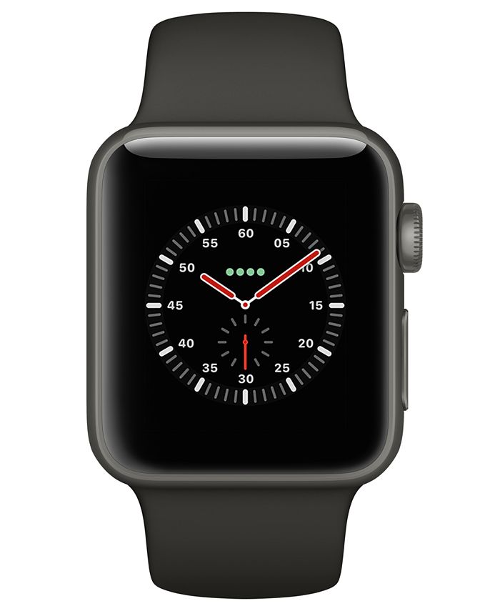 Apple Watch Edition (GPS + Cellular), 38mm Gray Ceramic Case with Gray ...