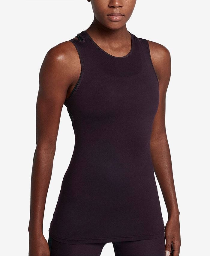 Nike Cutout Racerback Tank Top - Macy's