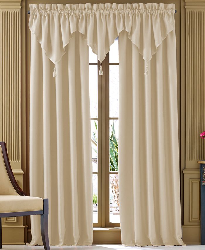 J Queen New York Queen Street Jasper 50" x 63" Rod Pocket Curtain Panel ...