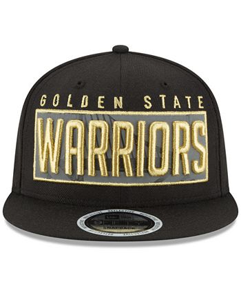 New Era Golden State Warriors Golden Reflective 9FIFTY Snapback Cap ...