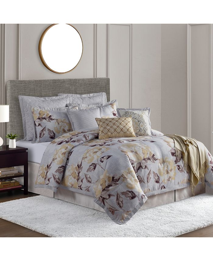 Sunham CLOSEOUT! Diane 10-Pc. Full Comforter Set - Macy's