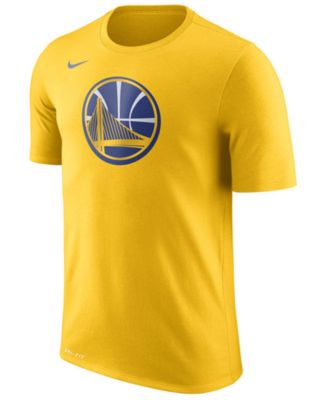 Nike Men's Golden State Warriors Dri-FIT Cotton Logo T-Shirt - Macy's