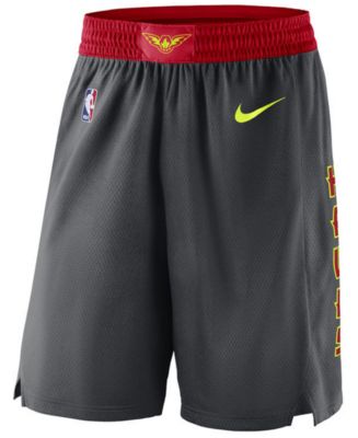 Nike Men's Atlanta Hawks Icon Swingman Shorts - Macy's