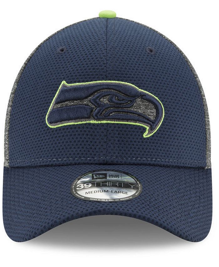 New Era Seattle Seahawks Fierce Fill 39THIRTY Cap - Macy's