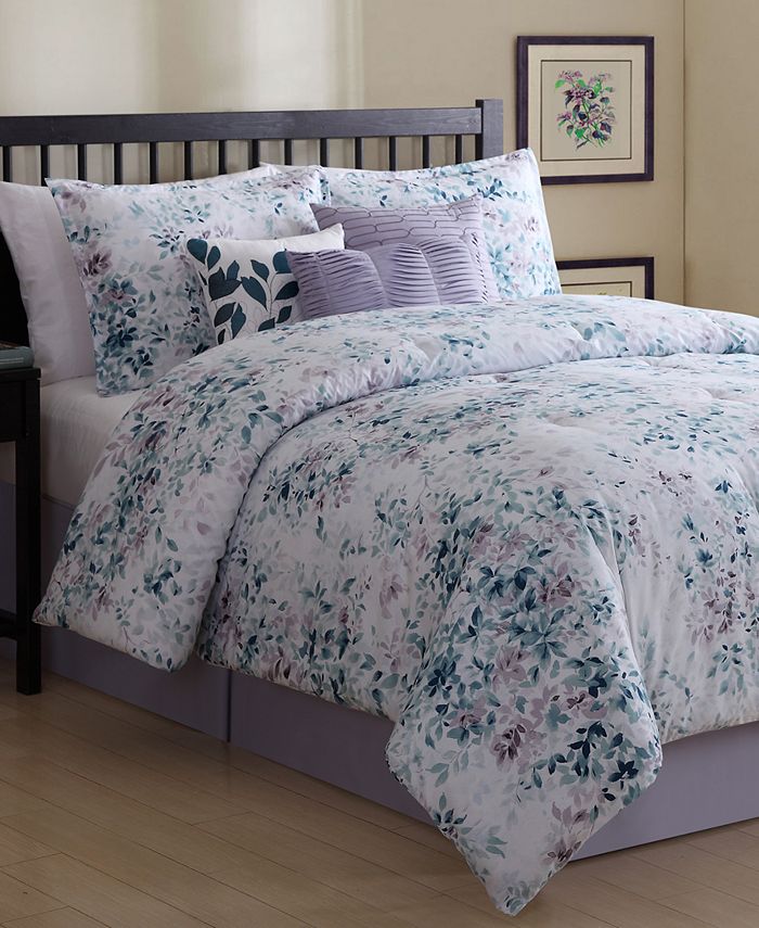 Ellison First Asia Petra 7-Pc. Queen Comforter Set - Macy's