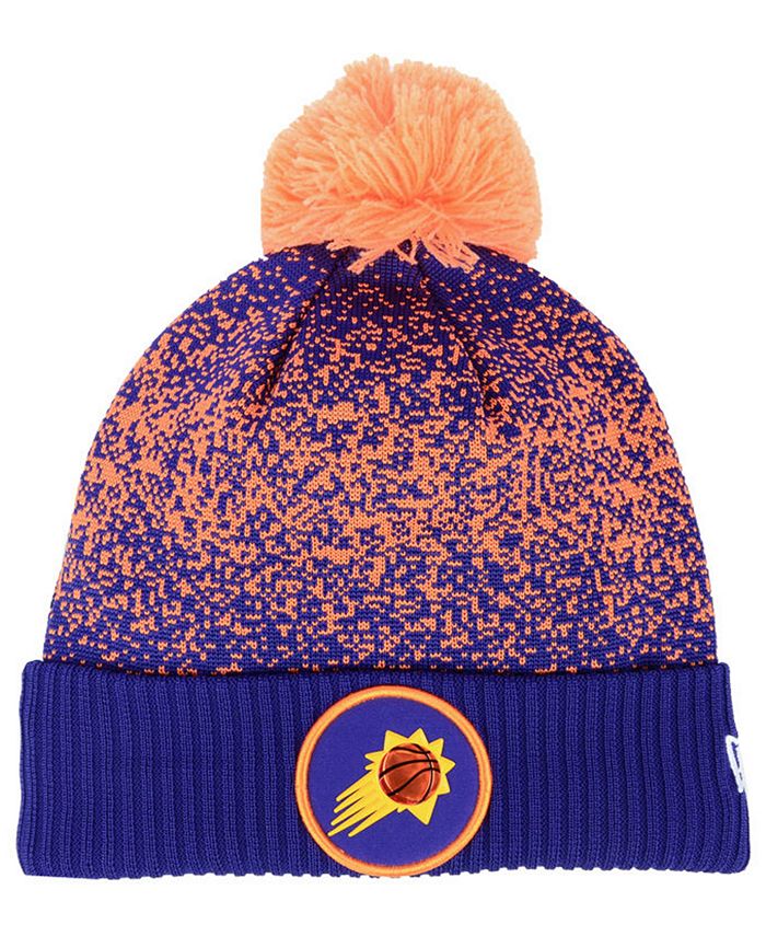 New Era Phoenix Suns On-Court Collection Pom Knit Hat - Macy's
