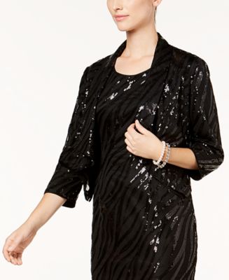 Kasper Sequin Flyaway Jacket - Macy's