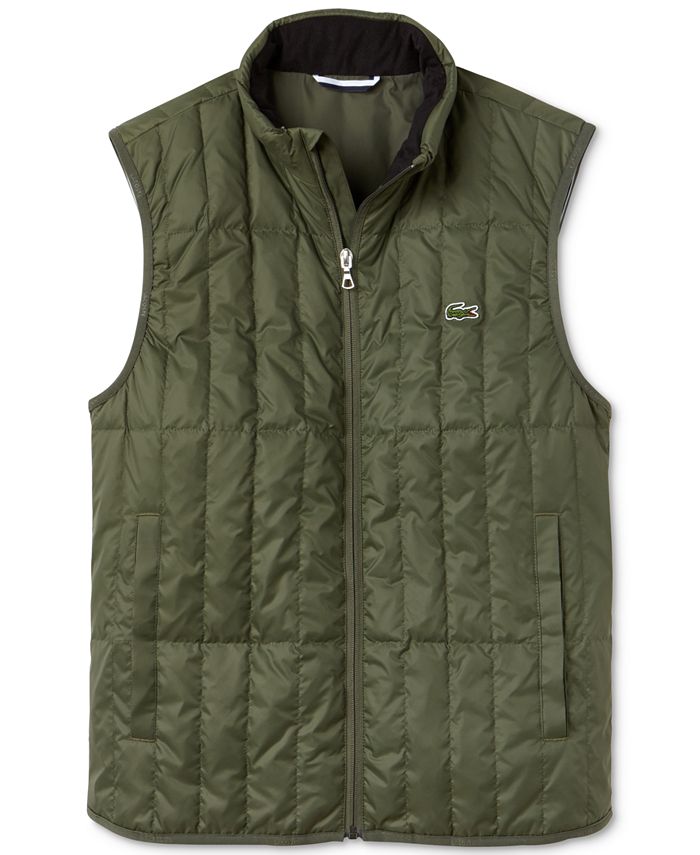 Lacoste Men's Packable Down Vest - Macy's