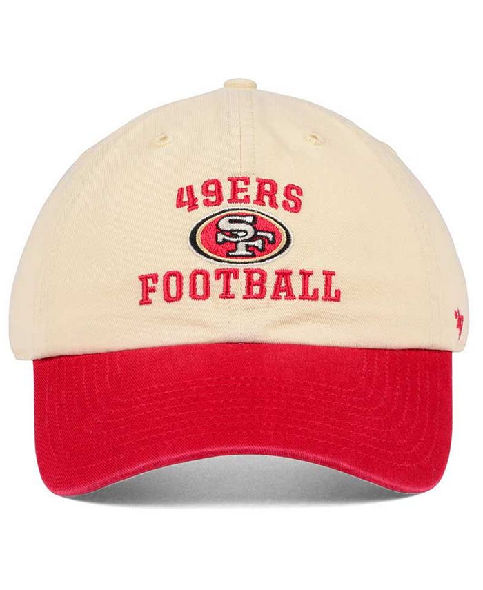 '47 Brand San Francisco 49ers Steady Two-Tone CLEAN UP Cap - Macy's