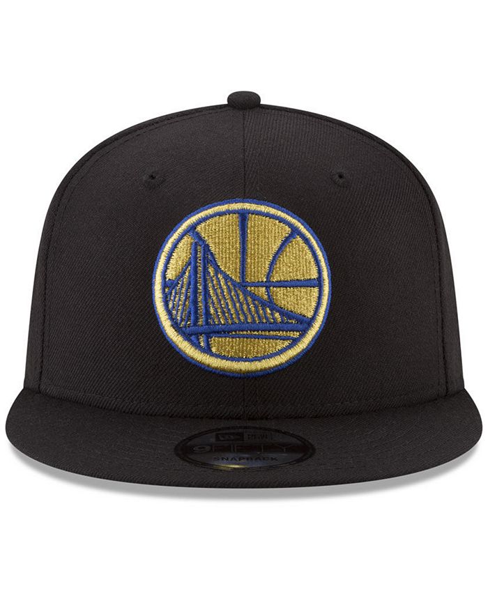 New Era Golden State Warriors Gold on Team 9FIFTY Snapback Cap - Macy's