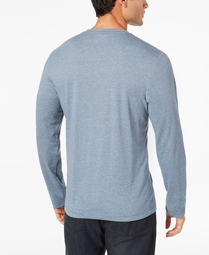 Alfani Men's Split Crewneck Shirt, Created for Macy's - Macy's