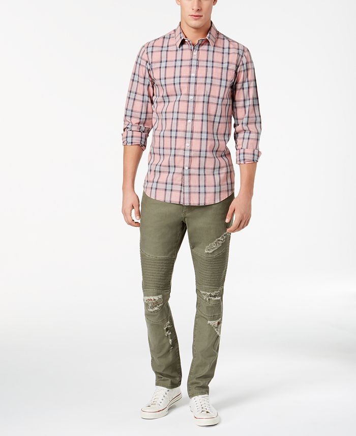 American Rag Men's Plaid Shirt, Created for Macy's - Macy's
