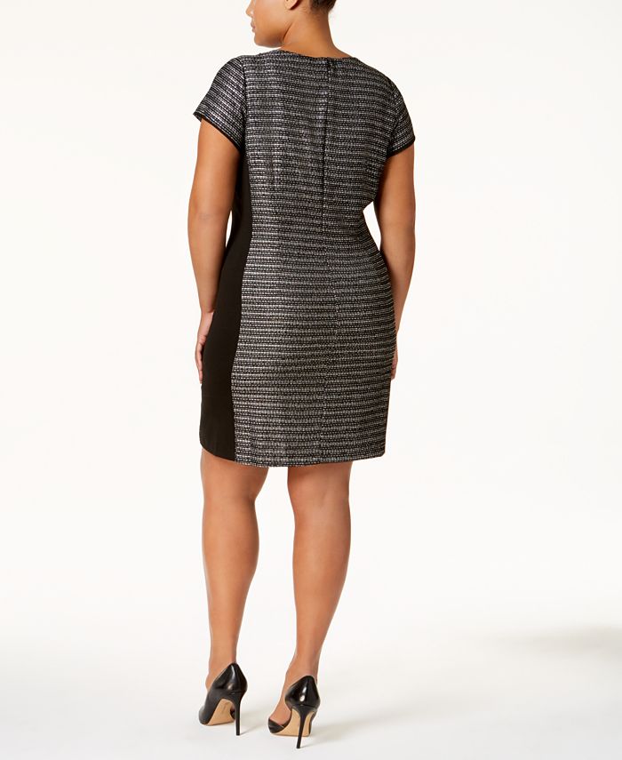 Ellen Tracy Plus Size Embellished Sheath Dress - Macy's