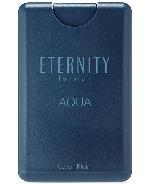 Calvin Klein ETERNITY AQUA for men Eau de Toilette Pocket Spray, 0.67 ...