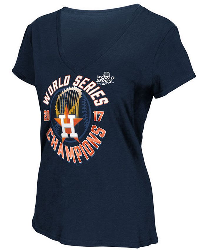 G-III Sports Women's Houston Astros 2017 World Series Champ Foil T ...