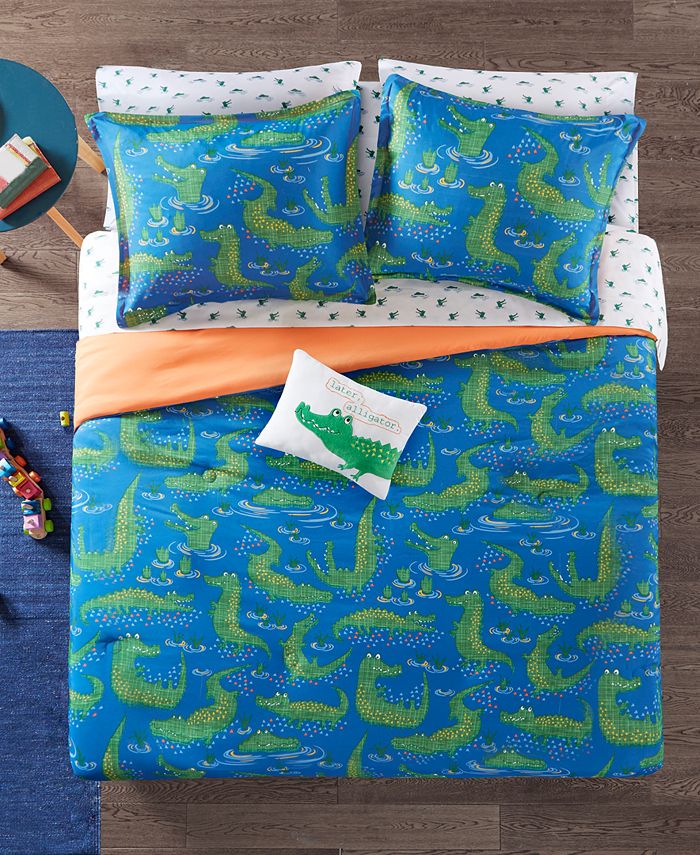 Mi Zone Kyle the Crocodile 8-Pc. Full Comforter Set - Macy's