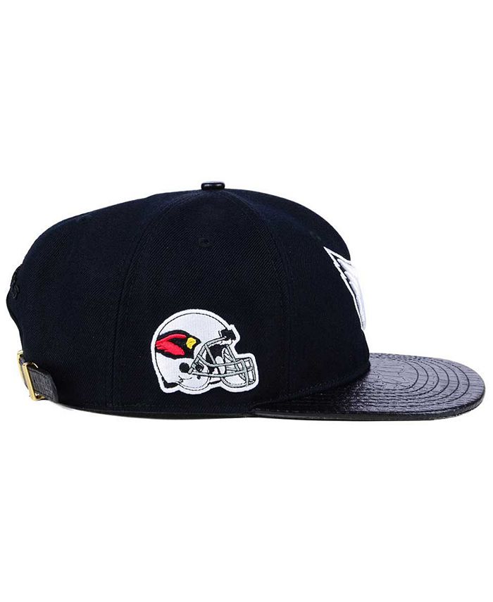 Pro Standard Arizona Cardinals Black and White Strapback Cap - Macy's